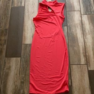 VENUS | Dresses | Nwot Venus Cut Out Coral Dress | Poshmark
